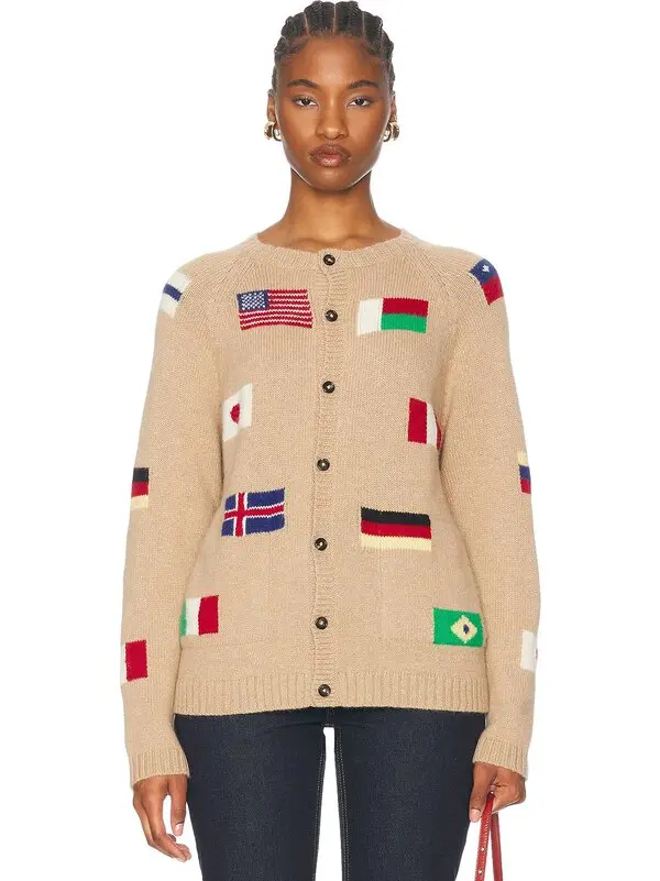 BODE Round The World Cardigan - Tan