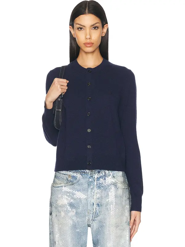 Acne Studios Keny Cardigan - Navy Melange