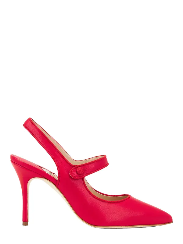 Manolo Blahnik Camparisli 90 Pumps - Bright Red