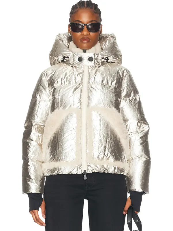 Moncler Trevelin Bomber Jacket - Silver