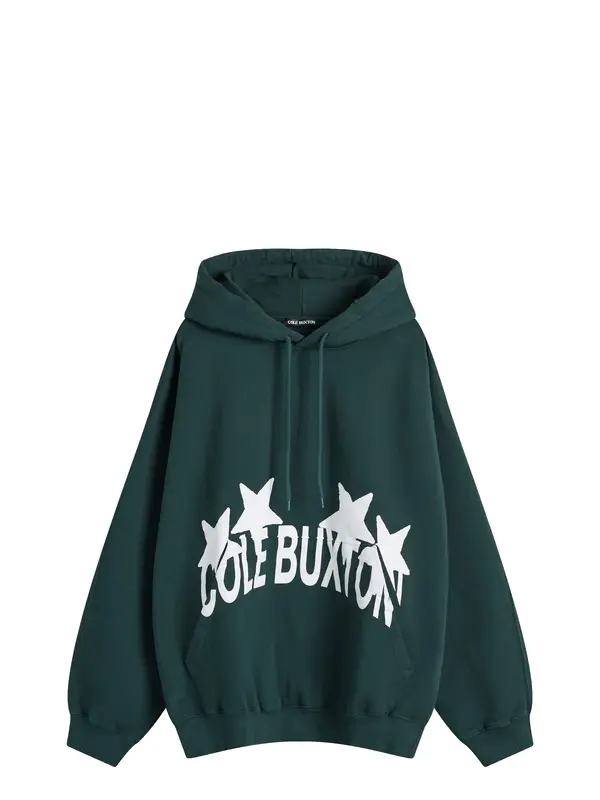 COLE BUXTON 4 Star Hoodie - Forest Green