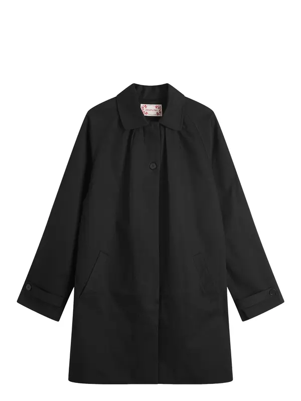 PEACHY DEN Cheri Mac Coat - Onyx