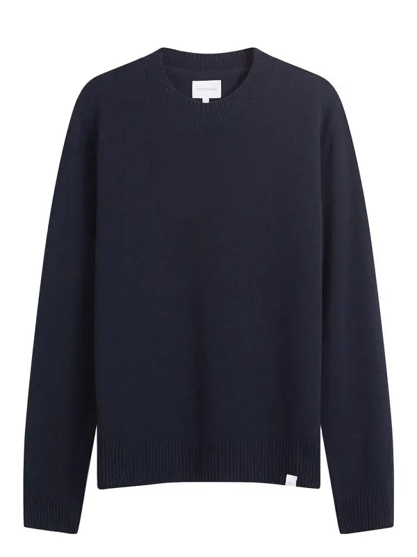Norse Projects Standard Lambswool Knit Jumper - Dark Navy