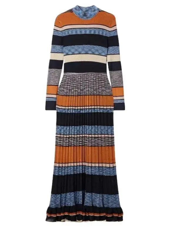 Ulla Johnson Evangeline Striped Maxi Dress - Blue