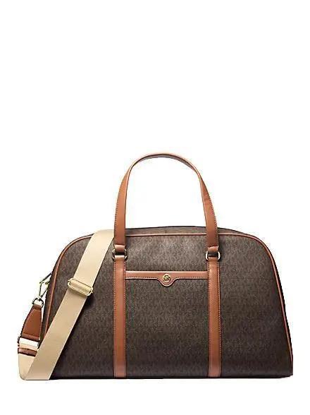 Michael Kors Jet Set Travel Extra-large Signature Logo Weekender Bag - Brown