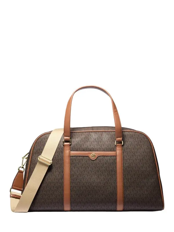 Michael Kors Jet Set Travel Extra-large Signature Logo Weekender Bag - Brown