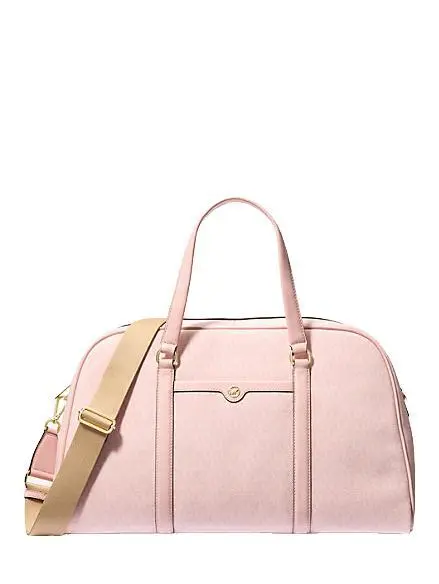 Michael Kors Jet Set Travel Extra-large Signature Logo Weekender Bag - Pink