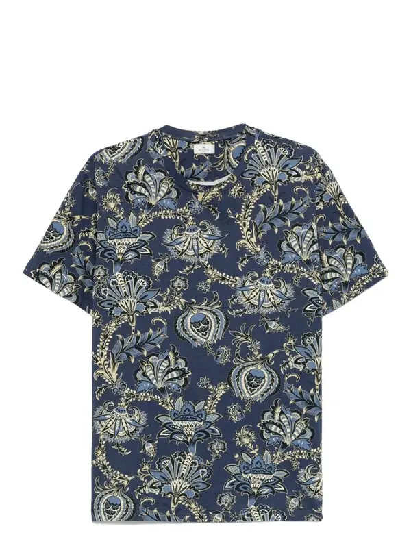 Etro Paisley T-shirt - Blue