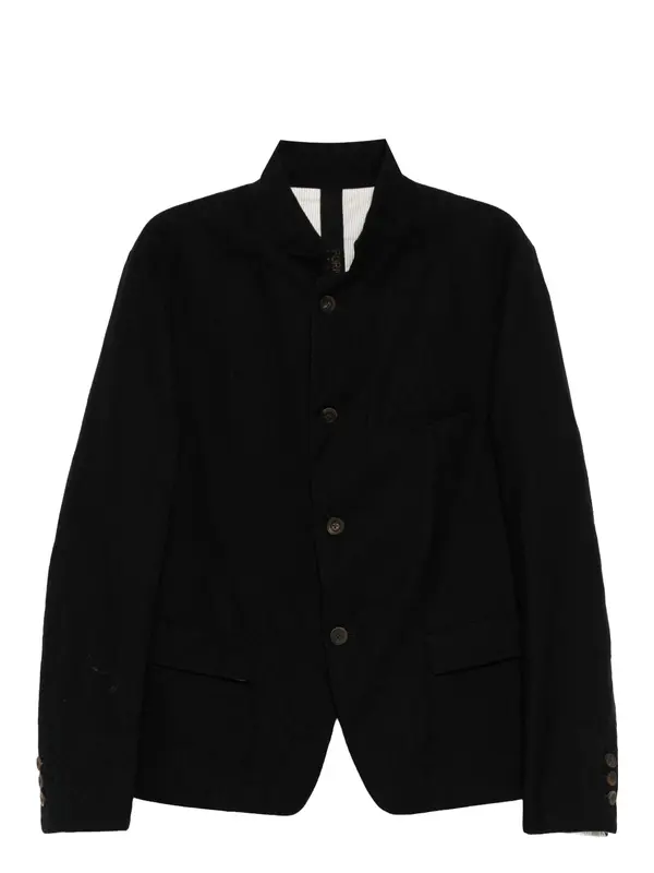 FORME D'EXPRESSION Camp-collar Shirt Jacket - Black