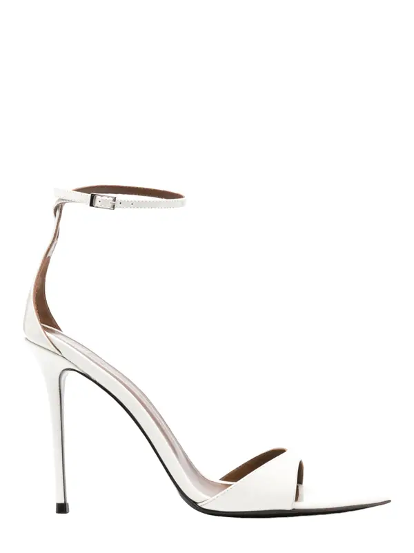 GIUSEPPE ZANOTTI 105mm Intriigo Strap Sandals - White