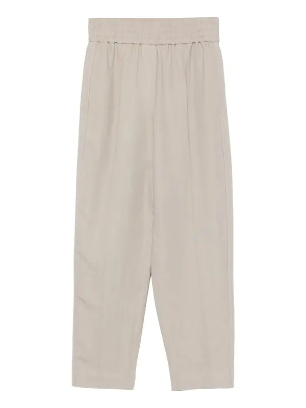 Brunello Cucinelli Tapered Trousers - Neutrals