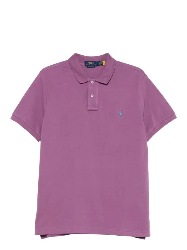 Polo Ralph Lauren Polo Pony-embroidered Polo Shirt - Purple