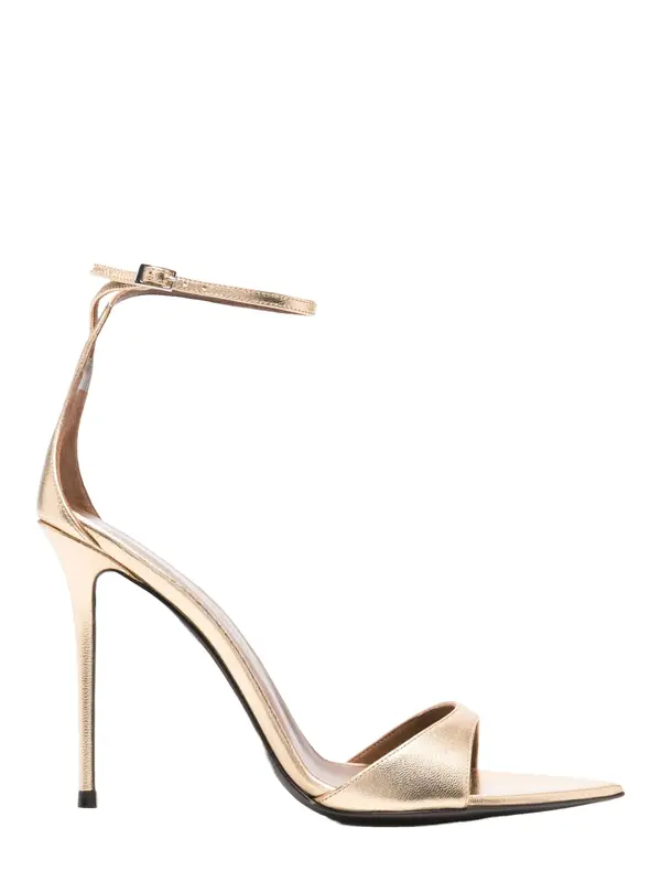 GIUSEPPE ZANOTTI 105mm Intriigo Sandals - Gold