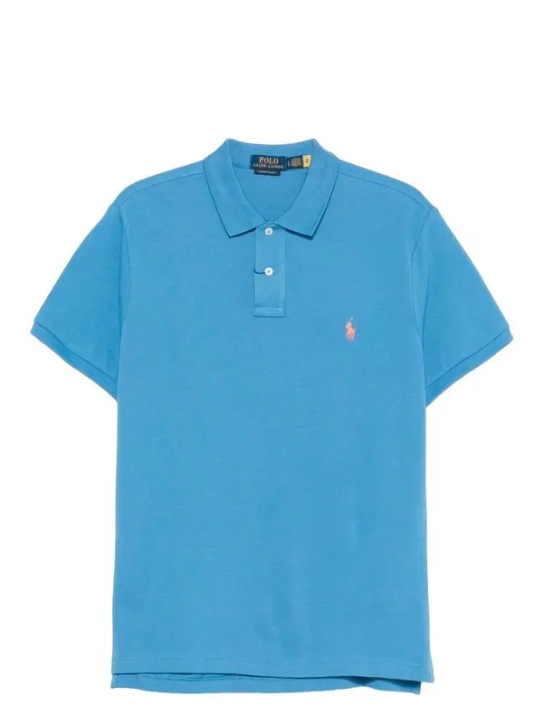 Polo Ralph Lauren Polo Pony-embroidered Polo Shirt - Blue