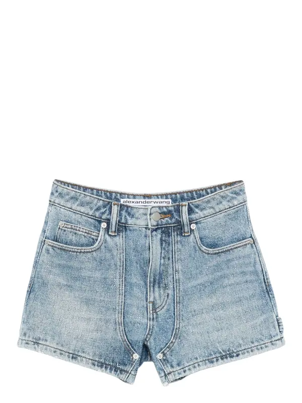 Alexander Wang High-waisted Shorts - Blue