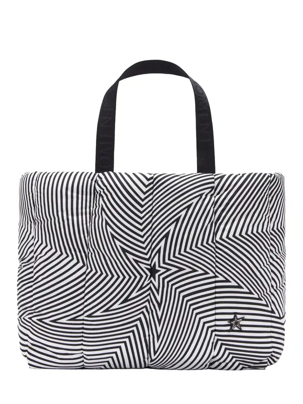 Perfect Moment Printed Tote - Black