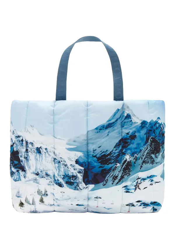 Perfect Moment Oversized Tote Bag - Blue