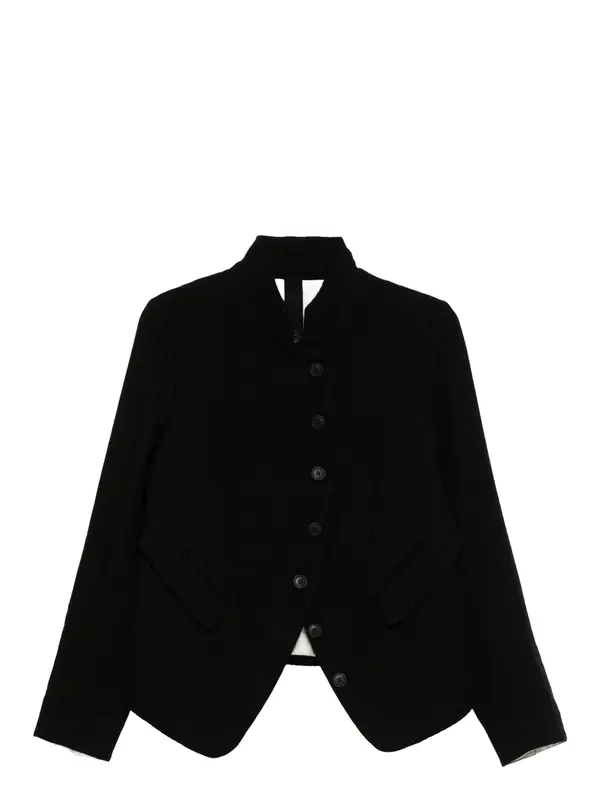 FORME D'EXPRESSION Stand Up-collar Jacket - Black