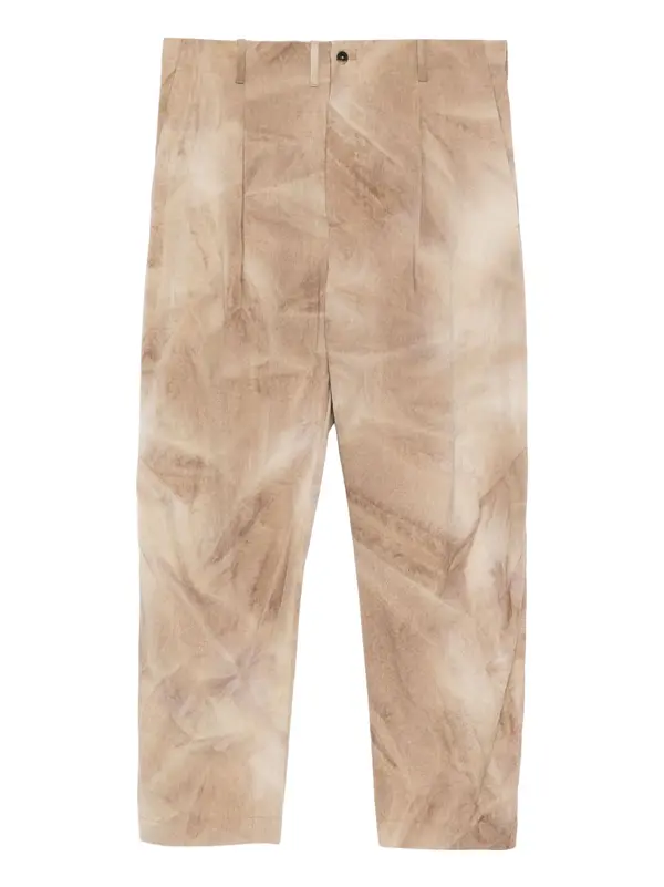 FORME D'EXPRESSION Tie-dye Trousers - Brown