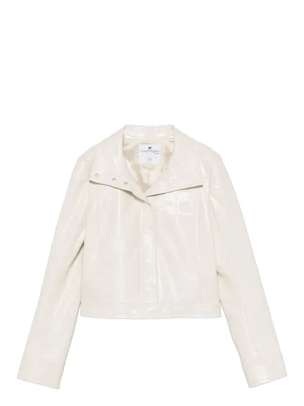 COURREGES Reedition Vinyl Jacket - White