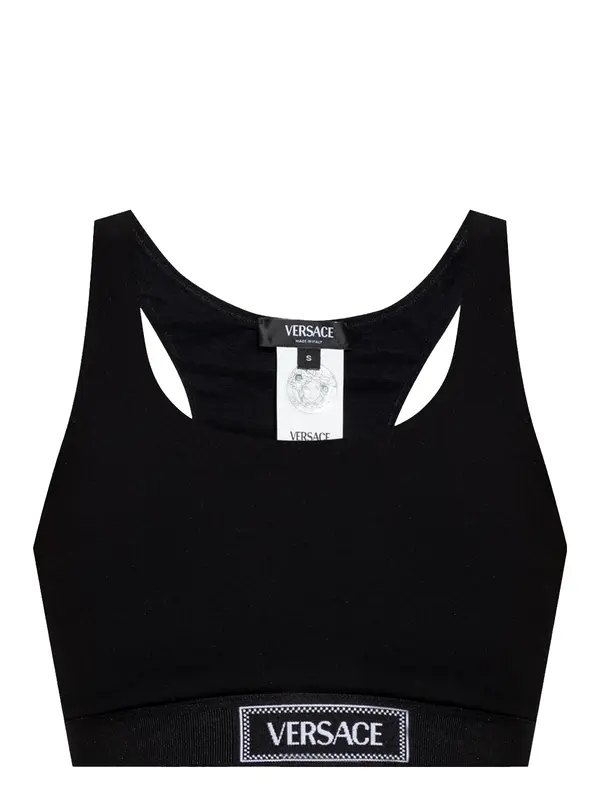 Versace Logo Top - Black