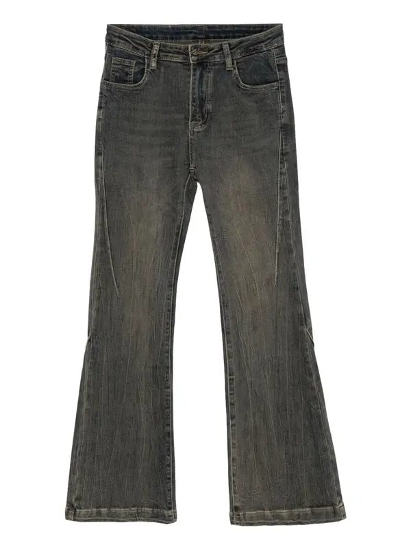 GROUND ZERO Flared Jeans - Blue