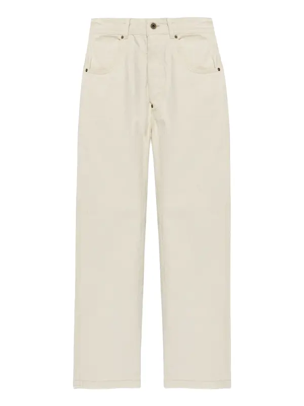 MAISON MARGIELA Buckled Straight Jeans - Neutrals