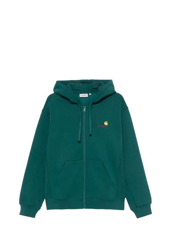 Carhartt Work In Progress American Script Hoodie - Green