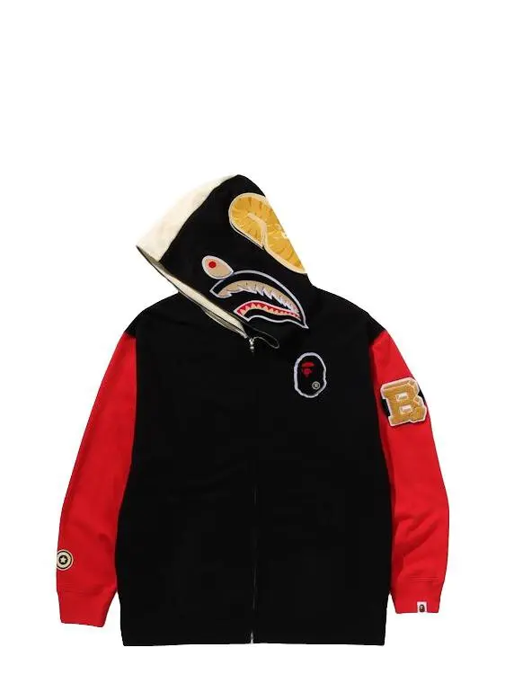 BAPE Shark Full Zip Hoodie - Black
