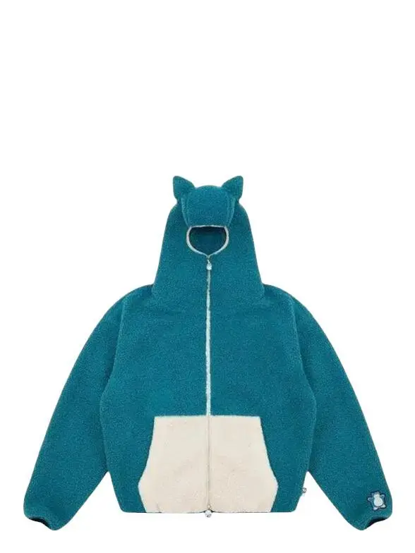 POKEMON X Vandy The Pink Snorlax Fleece Jacket - Blue