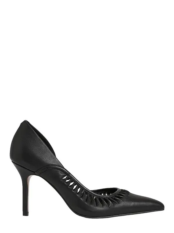 REISS Marlene Court High Heel Shoes - Black