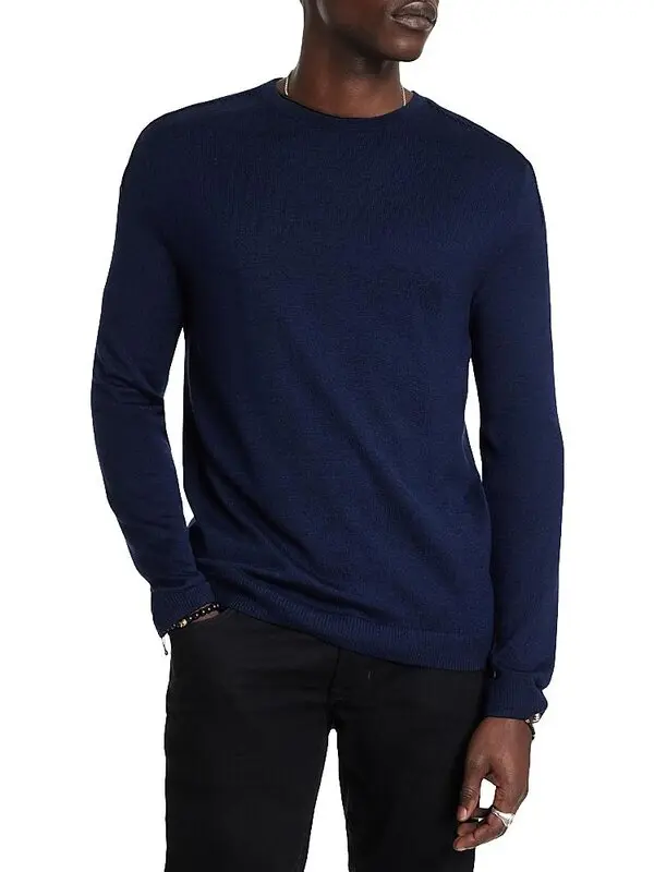 John Varvatos Novas Regular Fit Sweater - Midnight