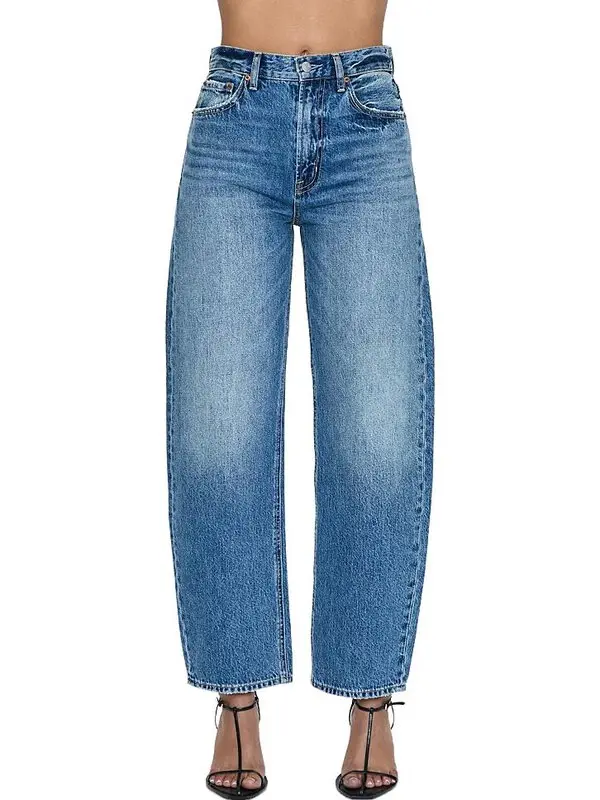 PISTOLA Wes High-rise Barrel Jeans - Spectacle