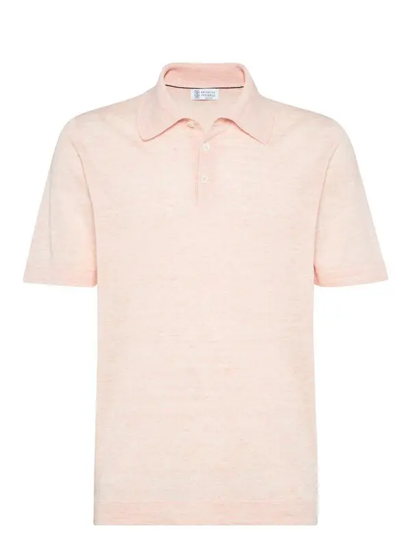 Brunello Cucinelli Polo-style Sweater - Light Pink