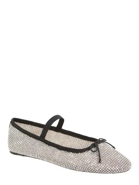 LOEFFLER RANDALL Leonie Mary Jane Flat - Crystal