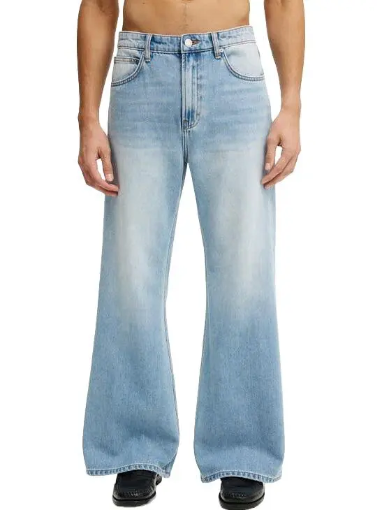 COTTON ON Baggy Boot Cut Jeans - Cassette Blue