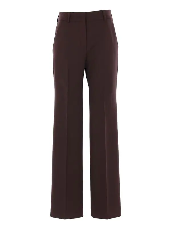 Incotex Straight-leg Stretch Wool Trousers - Brown