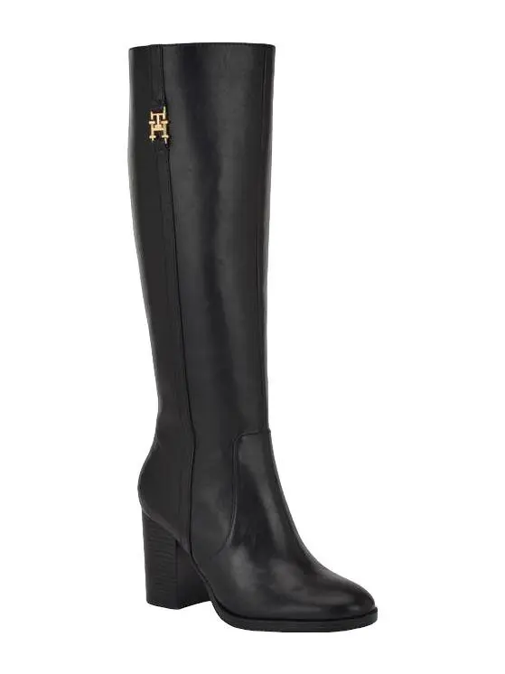 Tommy Hilfiger Ursy Knee High Boots - Black
