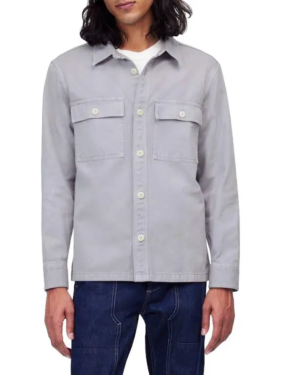 Madewell Garment Dyed Straight Hem Work Shirt - Faded Lavender