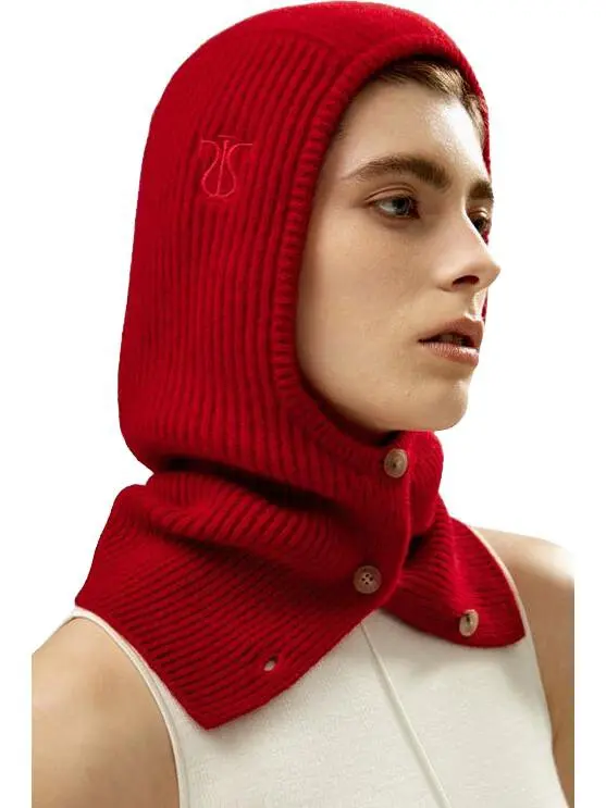 Lilysilk Cashmere Balaclava - Red