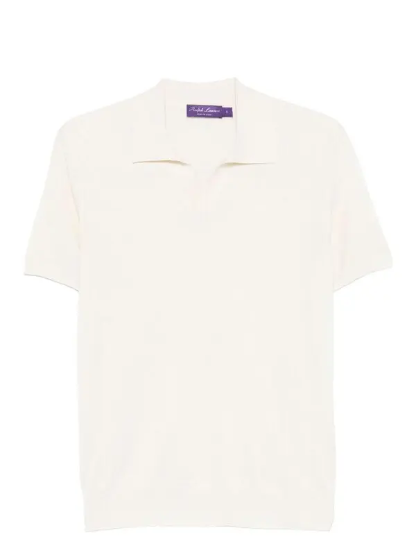 Ralph Lauren Purple Label Johnny Polo Shirt - Neutrals