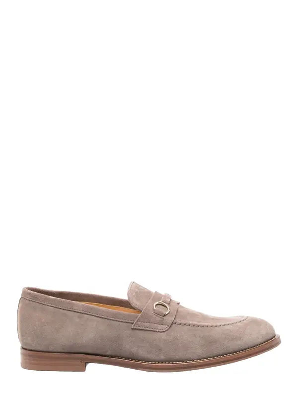 Brunello Cucinelli Suede Loafers - Brown