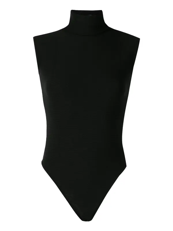 LENNY NIEMEYER High-neck Knitted Bodysuit - Black