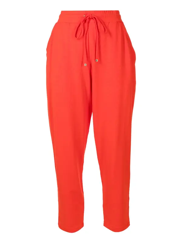 LENNY NIEMEYER High-waist Cropped Track Pants - Orange