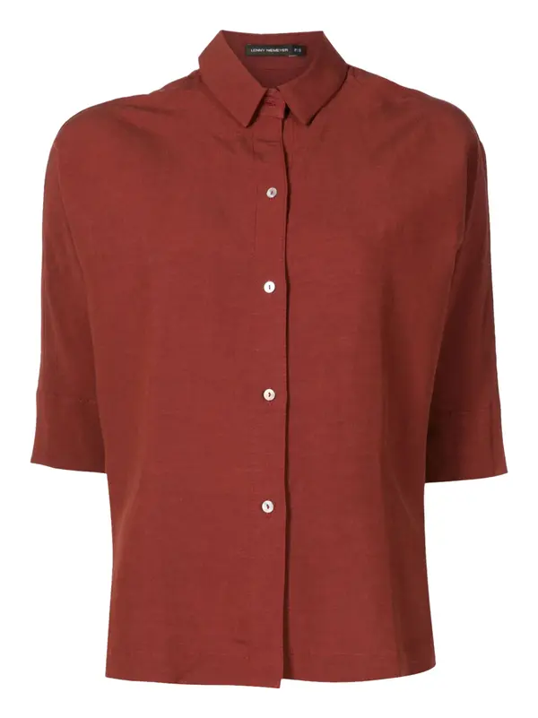 LENNY NIEMEYER Drop-shoulder Shirt - Brown
