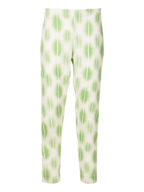 LENNY NIEMEYER Abstract-print Trousers - Green