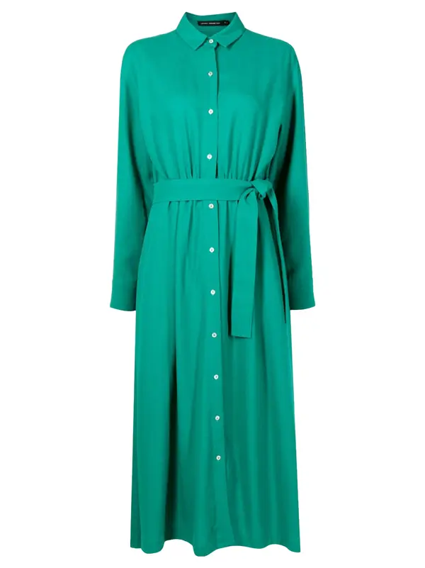 LENNY NIEMEYER Tied-waist Shirtdress - Green