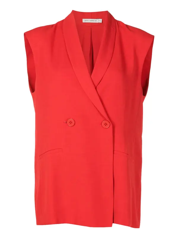 LENNY NIEMEYER Double-breasted Tailored Gilet - Red