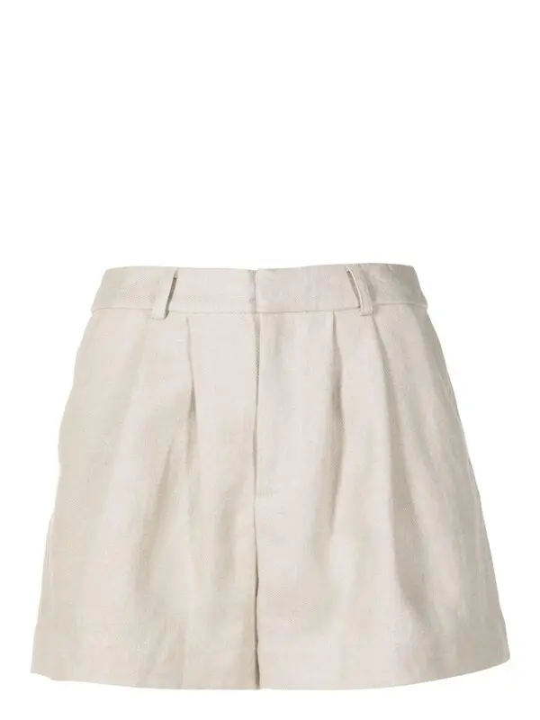 LENNY NIEMEYER High-waisted Tailored Shorts - Neutrals