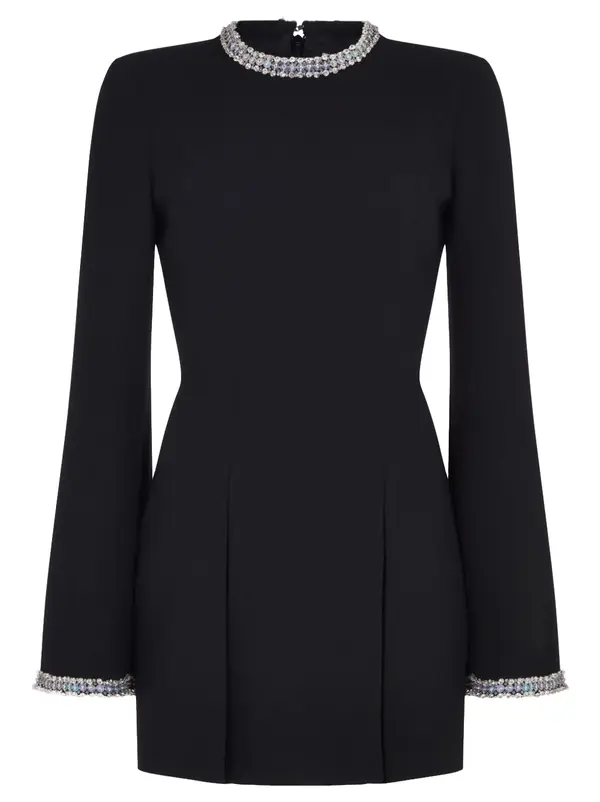 Sabina Bilenko Clover Mini Dress - Black